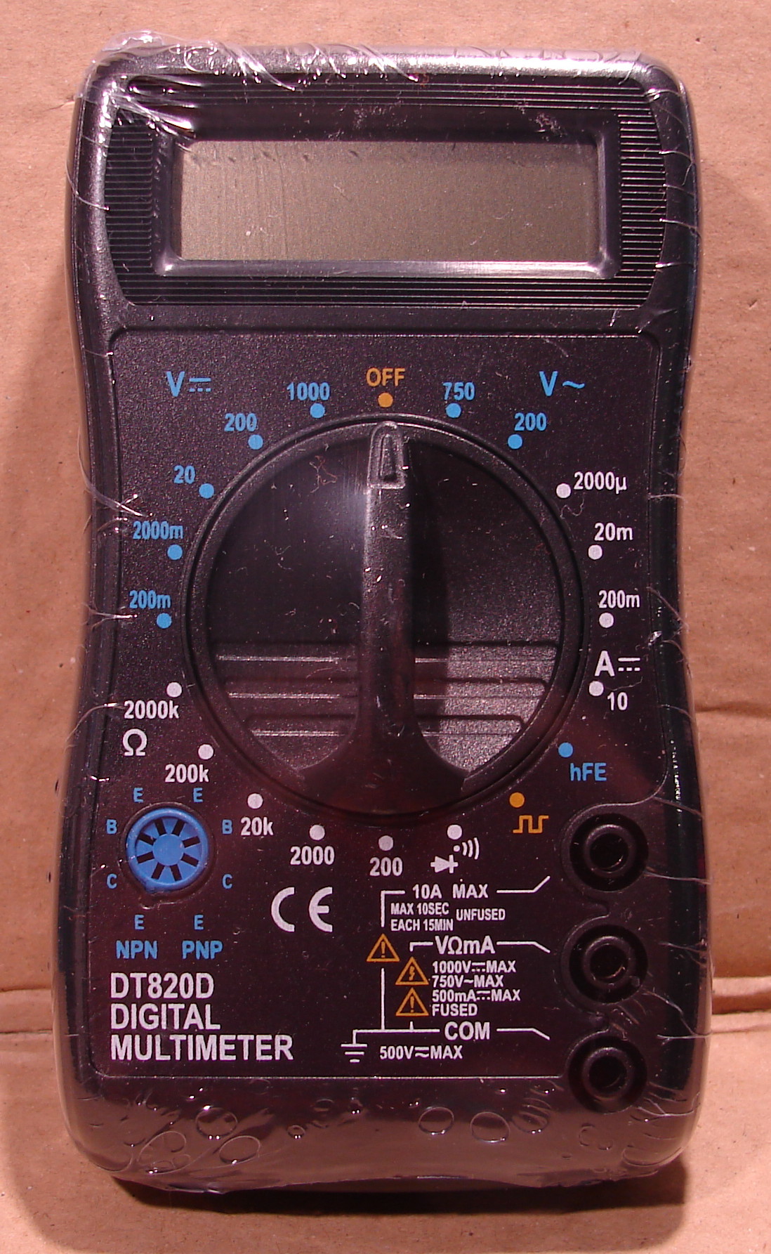 DT-820D, multiméter - Árwill Elektronic