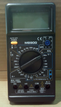 M890G, multiméter - Árwill Elektronic