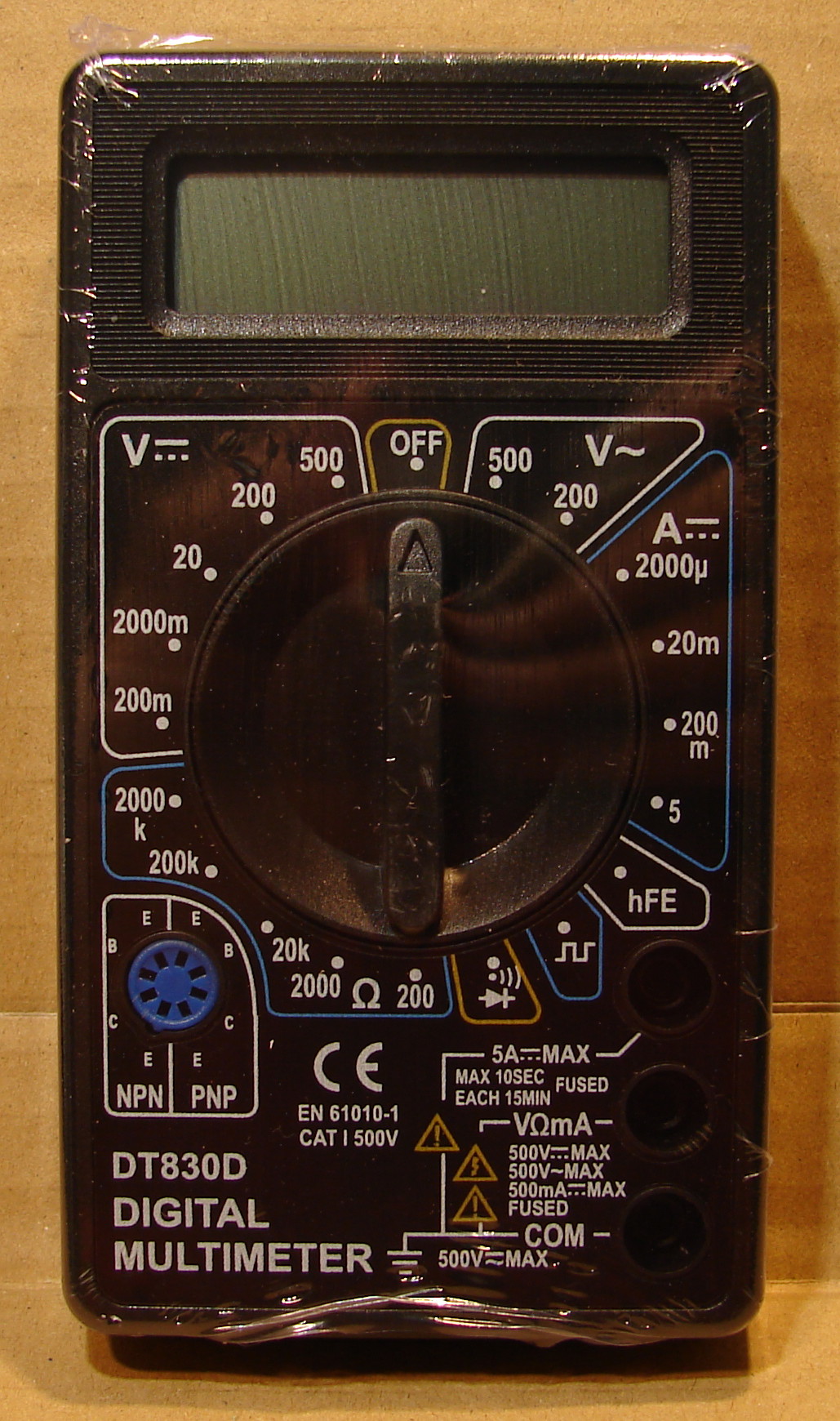 DT-830D, multiméter - Árwill Elektronic