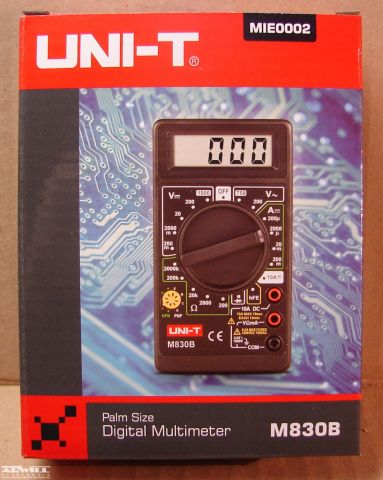 M-830B, multiméter - Árwill Elektronic