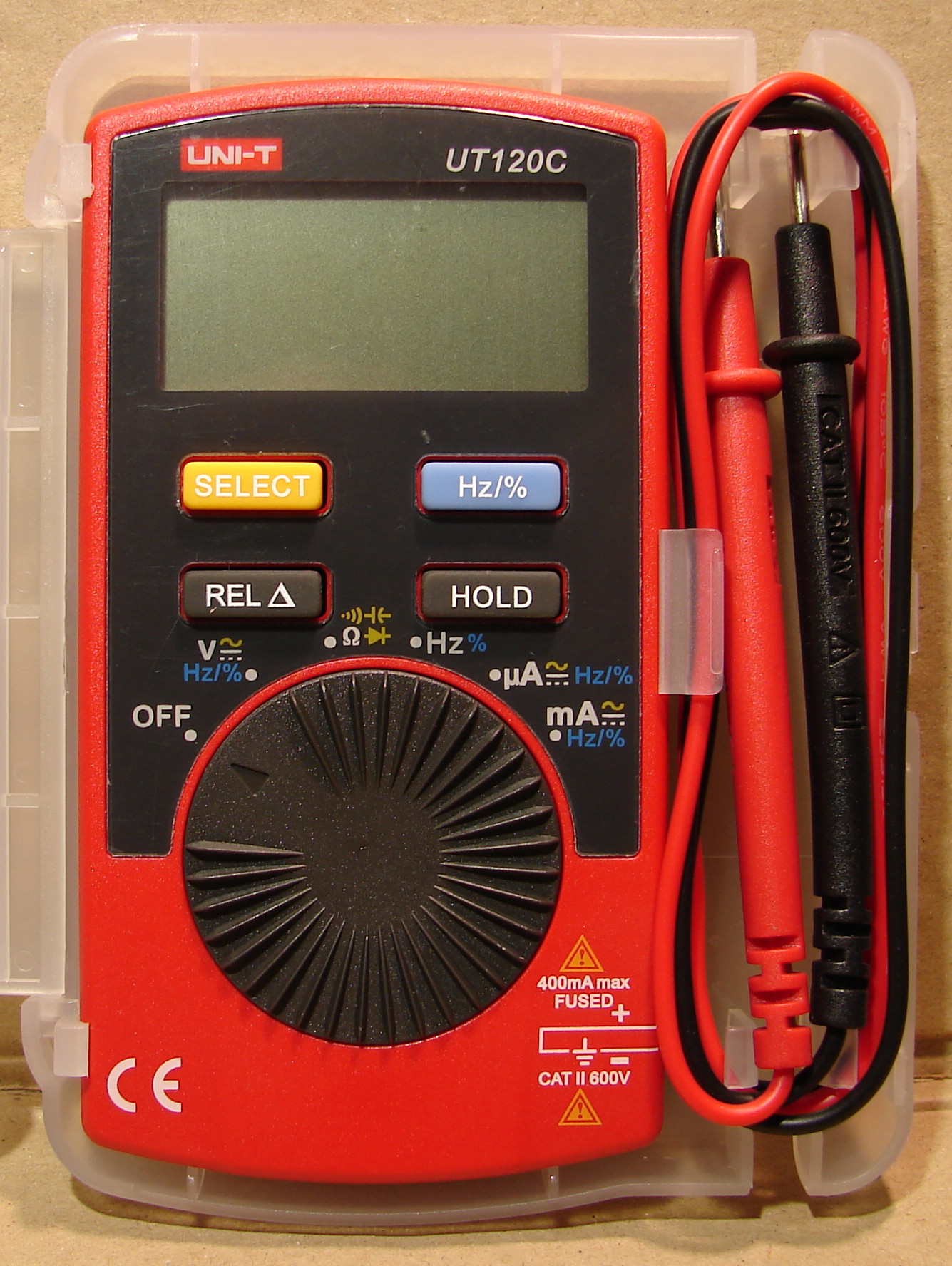 UT120C, multiméter - Árwill Elektronic